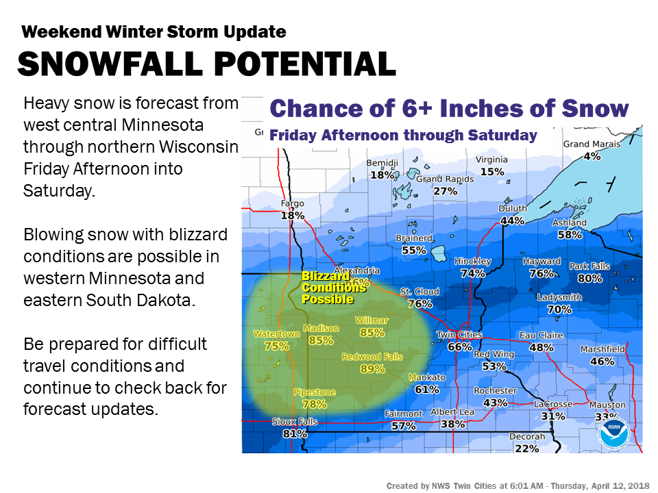 April Snow Continues: Up to a Foot of New Snow Predicted for Wright ...